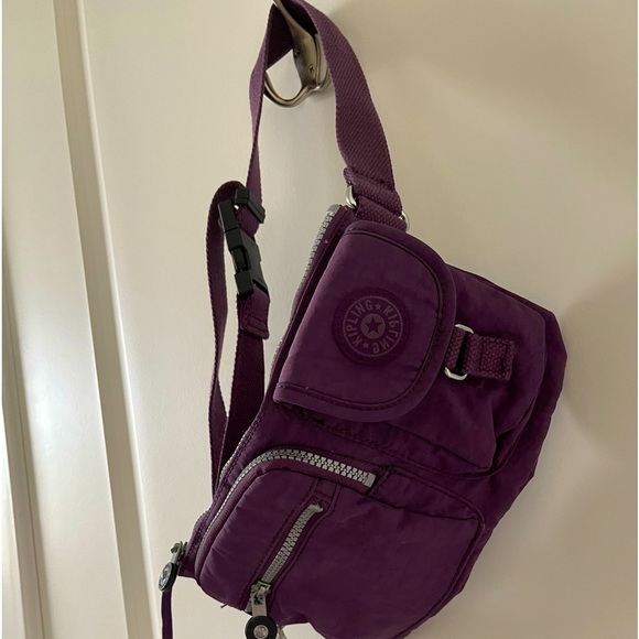 Kipling | Bags | Kiplings Purple Belt Bag | Poshmark